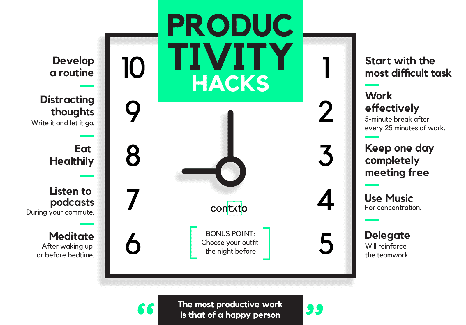 10 Best Productivity Hacks For Startup Founders